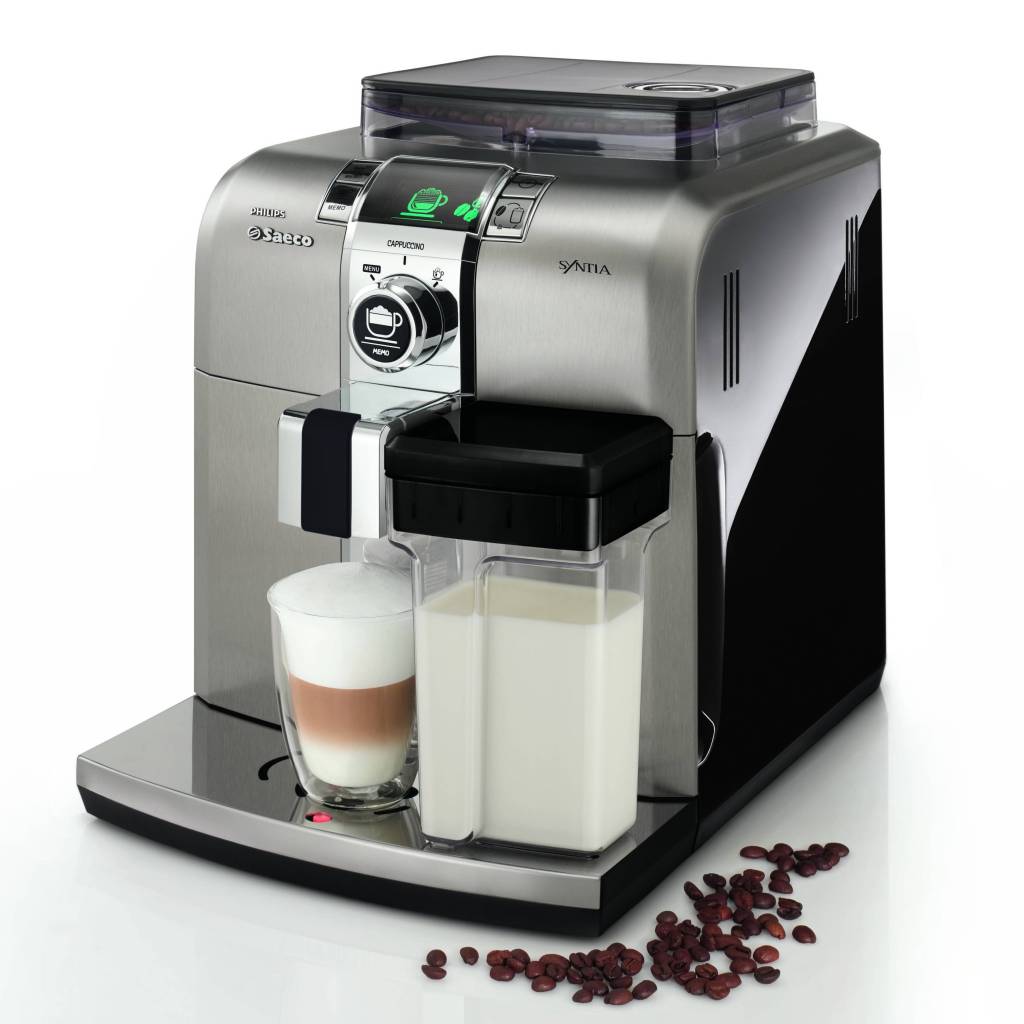 Kaffeevollautomat Philips Saeco Syntia Cappuccino Schwarz: intuitive ...