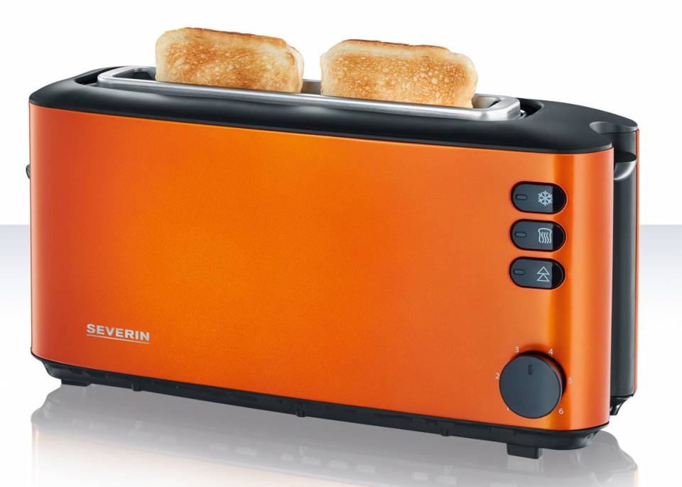 Severin Toaster Edelstahl Limited Colour Edition mit Defroster-und ...