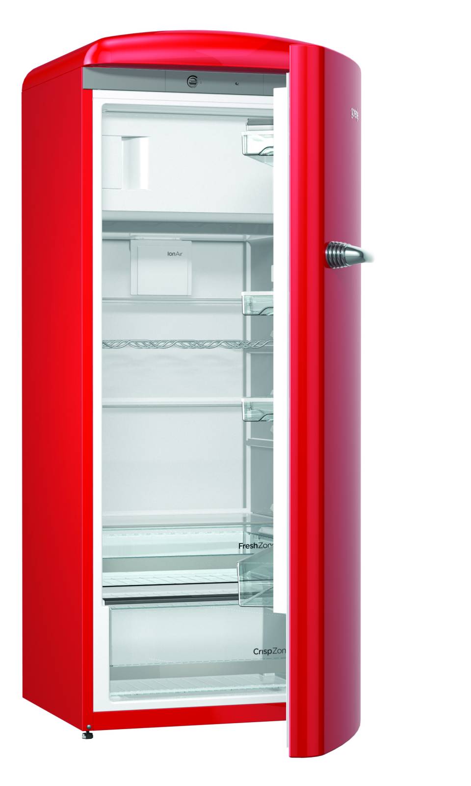 Elegantes Kuhlschrank Gorenje Rot Bild