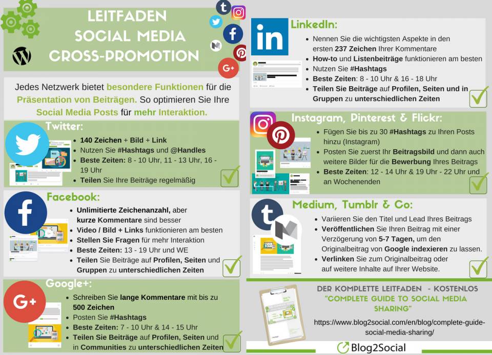 3 Regeln für Cross-Social-Media-Marketing