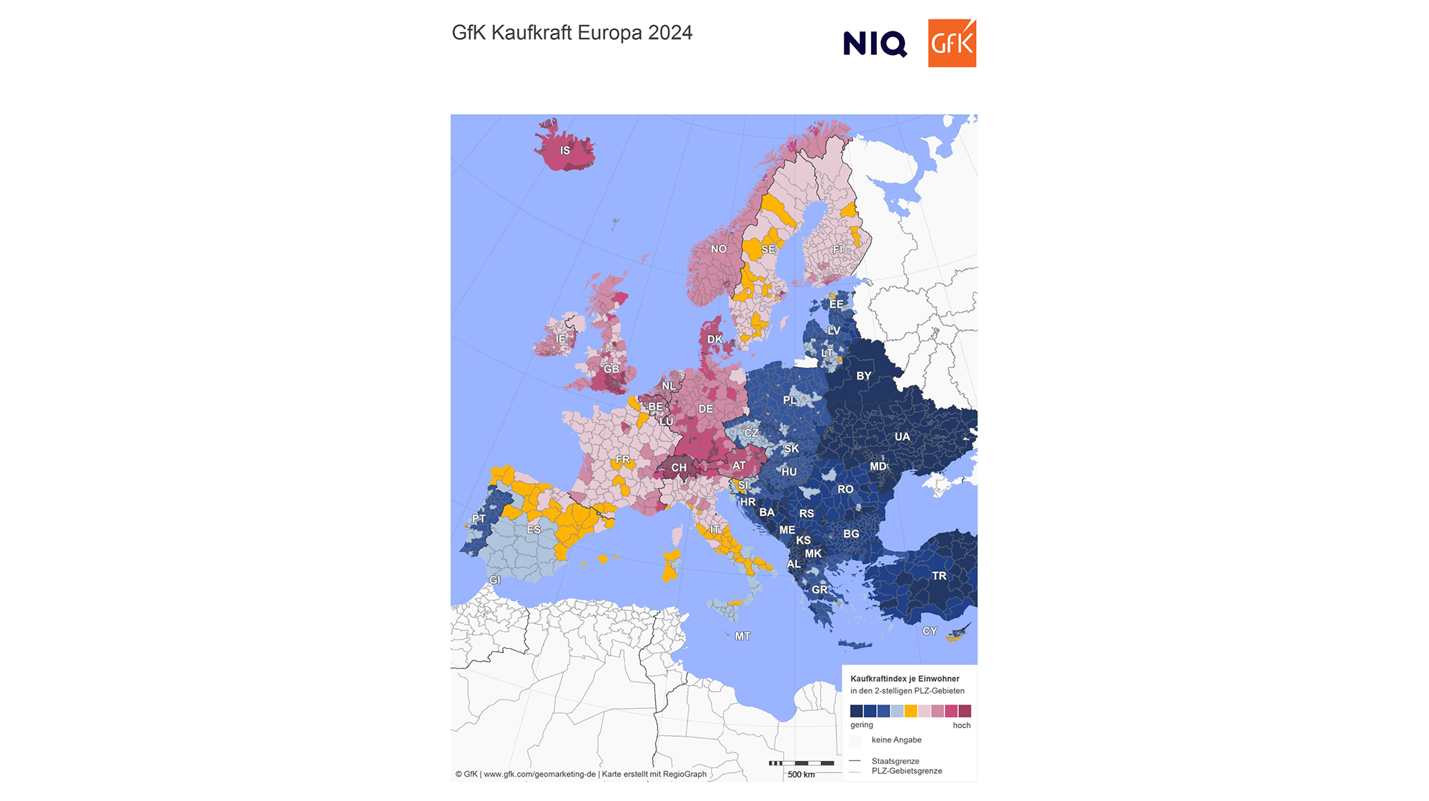 Kaufkraft der Europäer steigt 2024