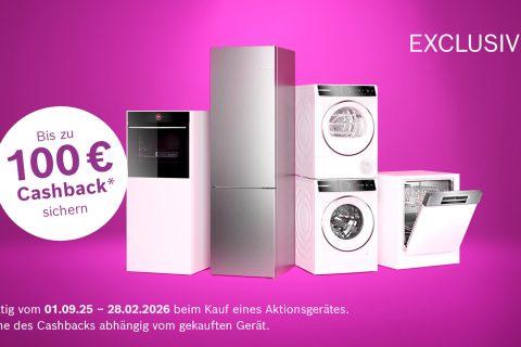 Bosch Exclusiv Cashback-Aktion: Bis zu 100 Euro erhalten